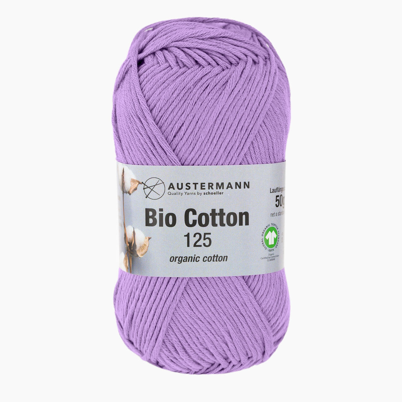 Bio Cotton 125 von Austermann®, 15 versch. Farben