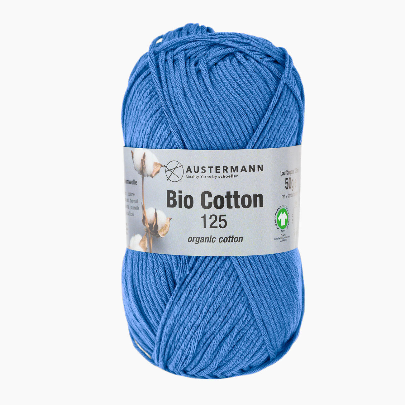 Bio Cotton 125 von Austermann®, 13 versch. Farben