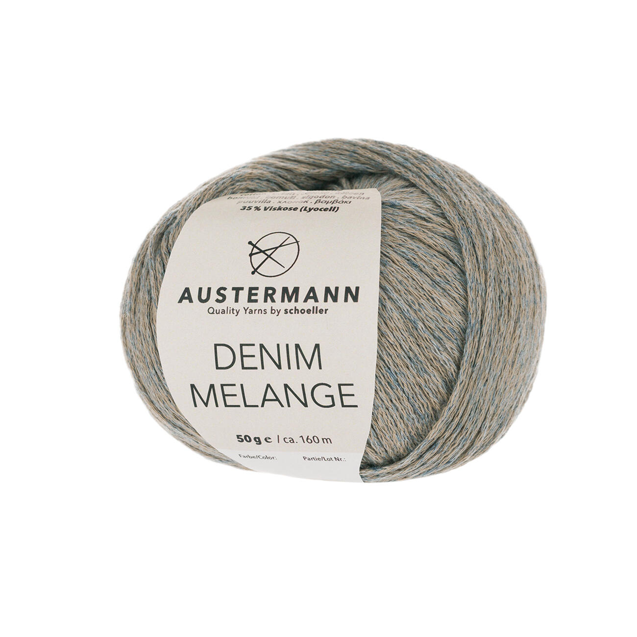 Denim Melange von Austermann®, 8 versch. Farben