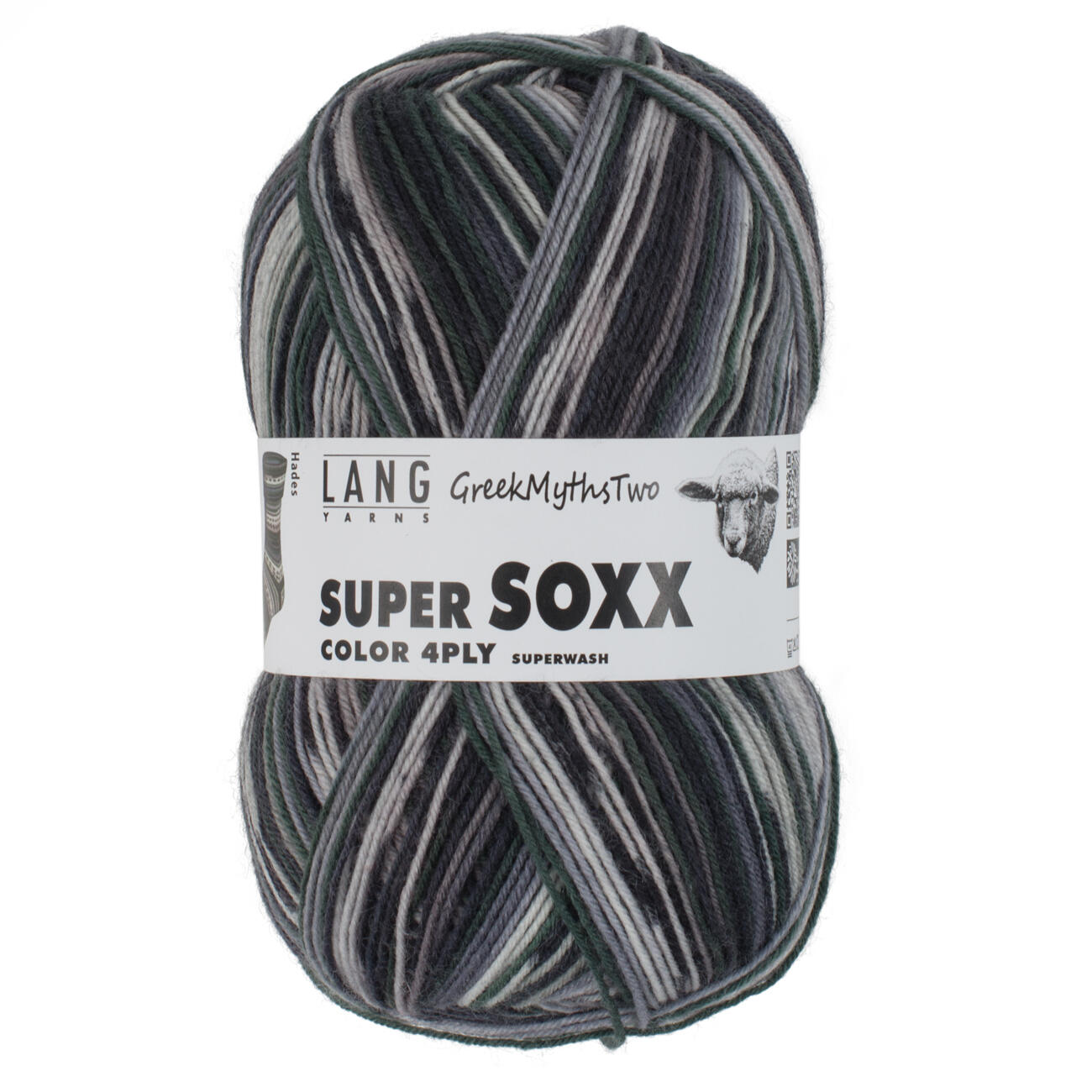 Sockenwolle Super Soxx Greek Myths Two 4-fach von LANG Yarns, 6 versch. Farben