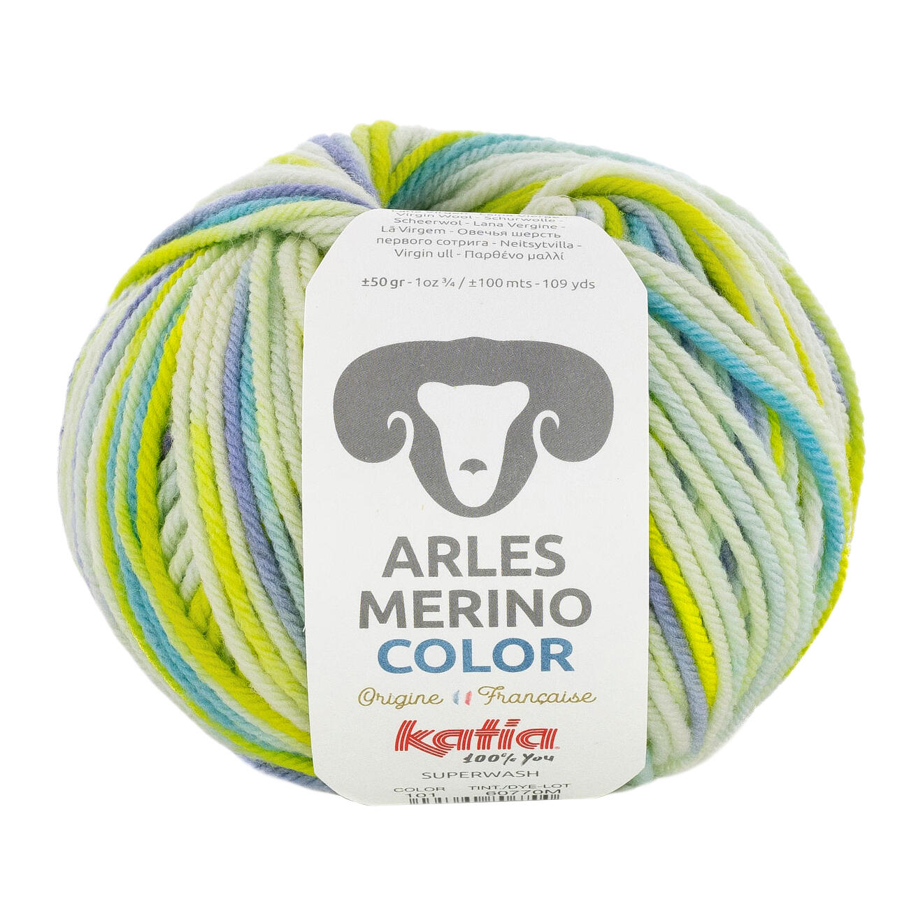 Arles Merino Color von Katia, 4 versch. Farben