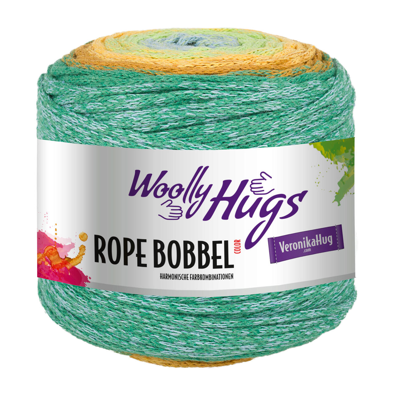 Rope Bobbel von Woolly Hugs, 10 versch. Farben