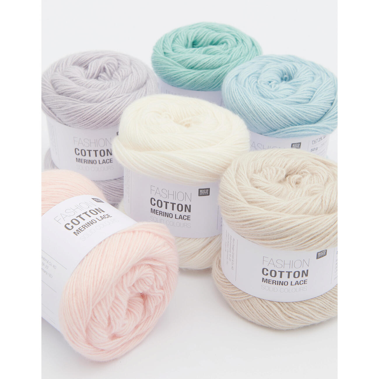 Fashion Cotton Merino Lace - Solid Colours von Rico Design, 6 versch ...