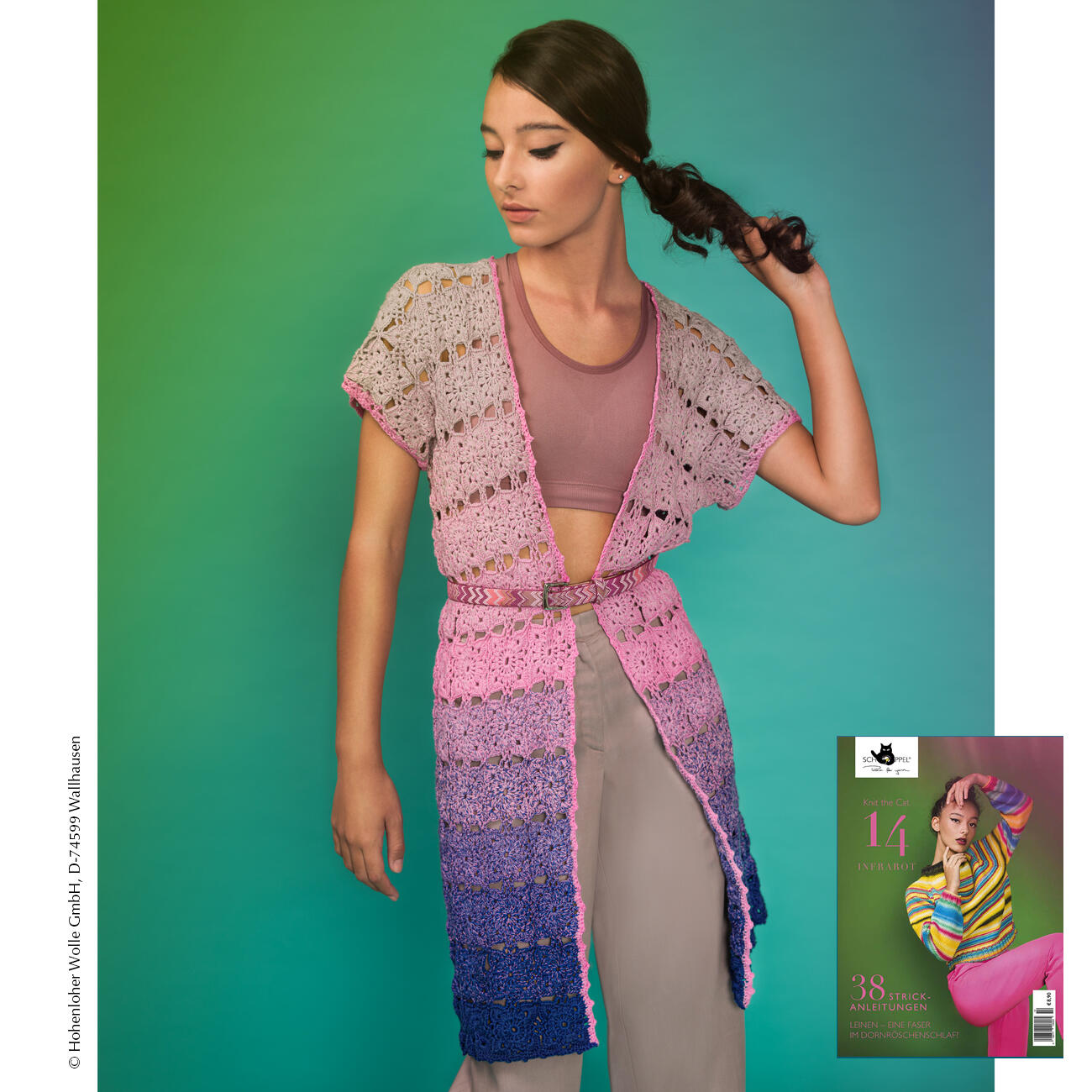 Anleitung 073/3, Häkelmantel aus Zauberperlen® Cotton von Schoppel ...