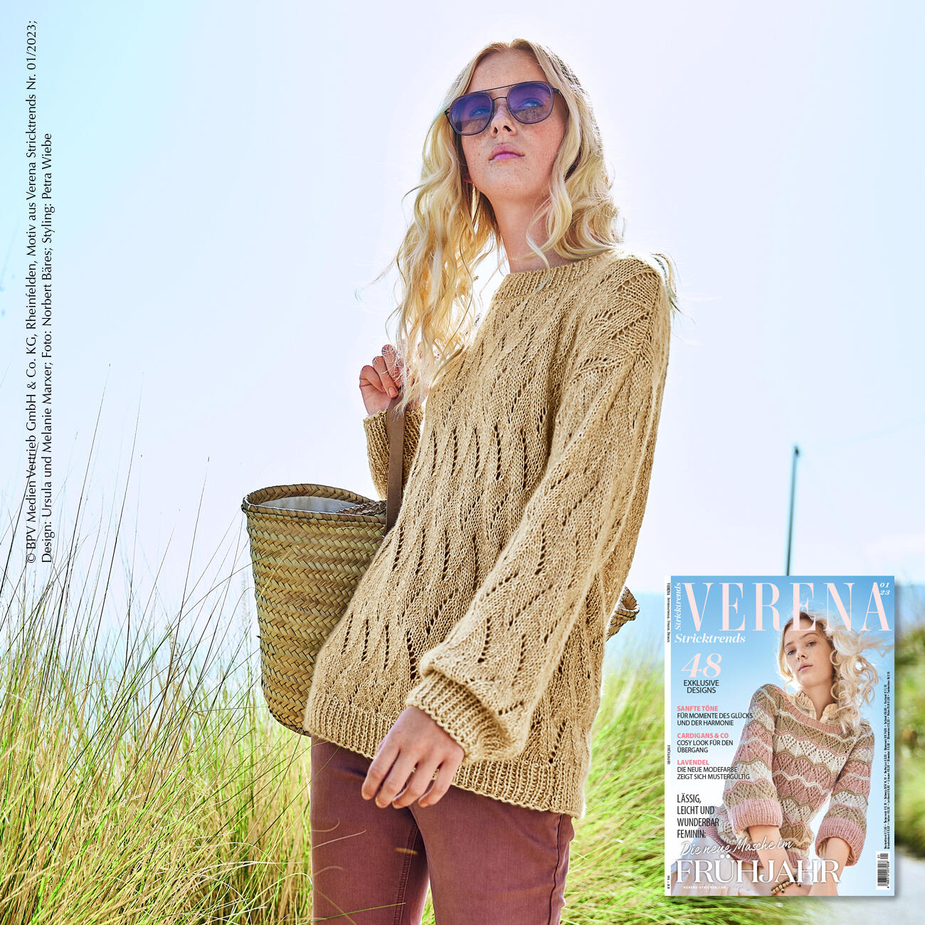 Anleitung 137/3, Pullover aus Wool-Cotton von Junghans-Wolle, 1 versch ...