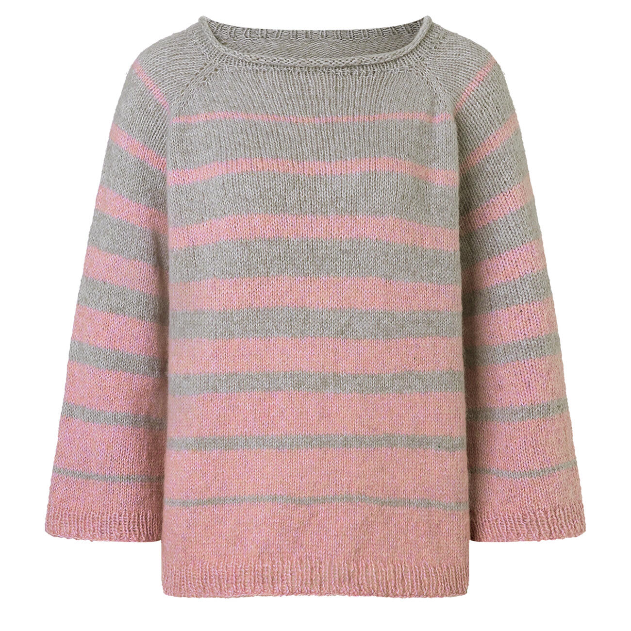 Anleitung 246/3, 2-fädig „Top-Down“ Pullover aus Ecopuno und Setasuri ...