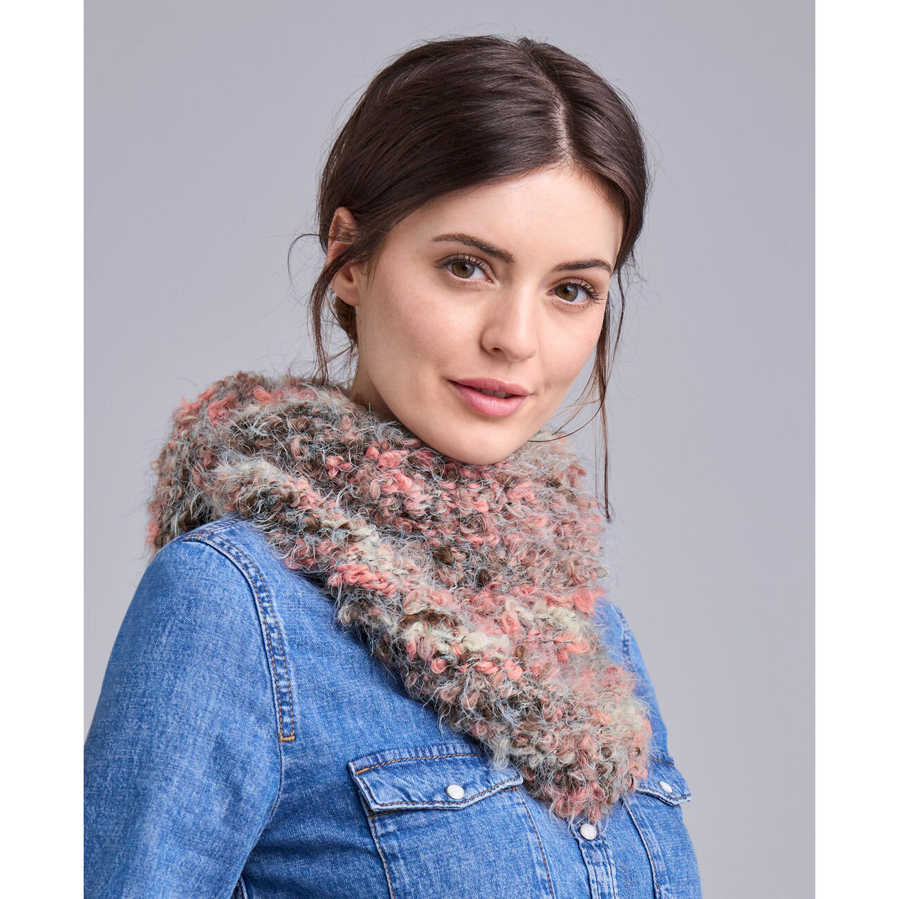 Anleitung 172/4, Tuch aus Bo. von Junghans-Wolle, 1 versch. Farben