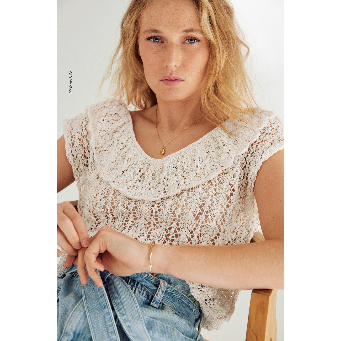 Anleitung 041/5, Top aus Phil Origin von phildar, 1 versch. Farben