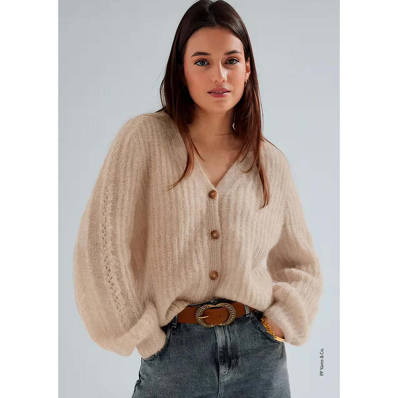 Anleitung 217/5, Jacke aus Phil Chic von phildar, 1 versch. Farben