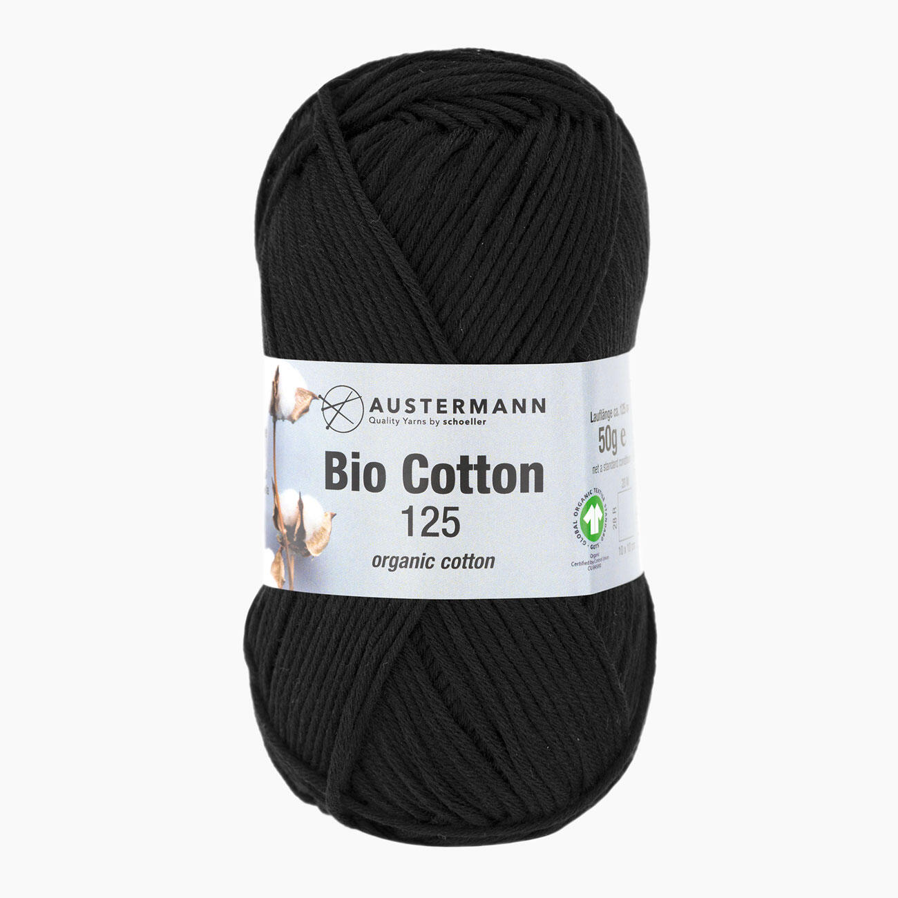 Bio Cotton 125 von Austermann®, 13 versch. Farben