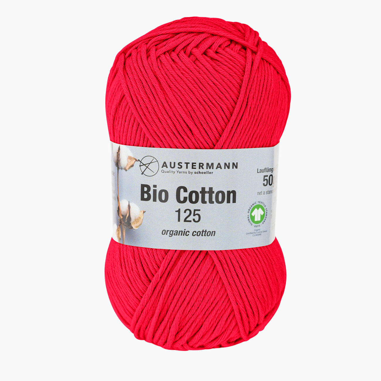 Bio Cotton 125 von Austermann®, 13 versch. Farben
