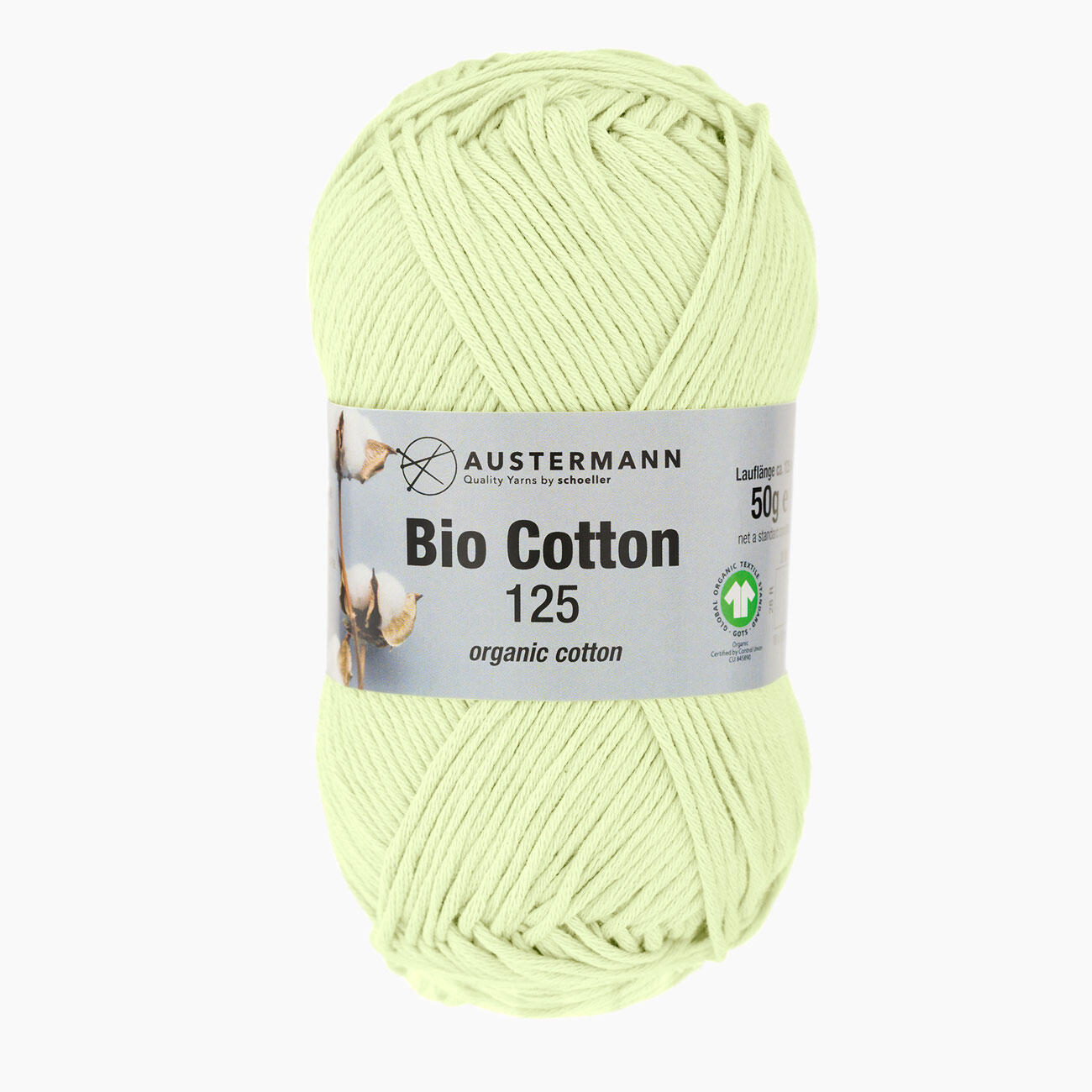Bio Cotton 125 von Austermann®, 13 versch. Farben