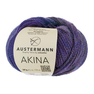 Anleitung 417/4, Pullover aus Akina von Austermann®, 2 versch. Farben