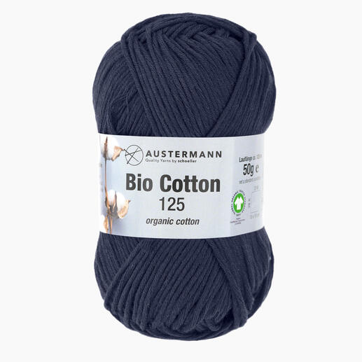 Bio Cotton 125 von Austermann®, 13 versch. Farben