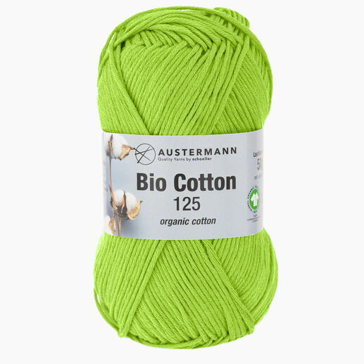 Bio Cotton 125 von Austermann®, 13 versch. Farben