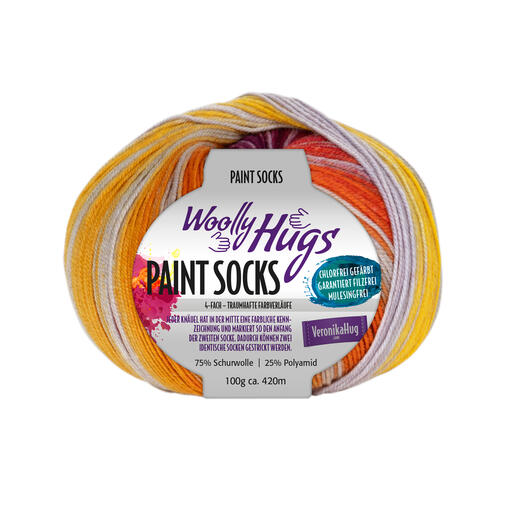Paint Socks von Woolly Hugs, 10 versch. Farben