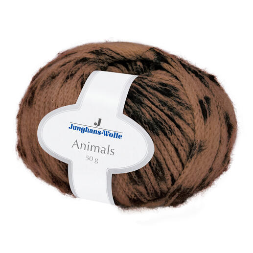 Animals von Junghans-Wolle, 4 versch. Farben